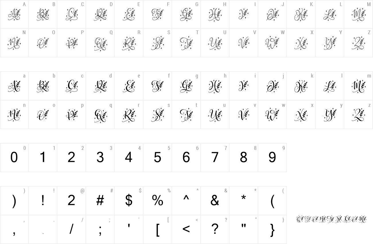 Quinn Monogram Font | wfonts.com - download free