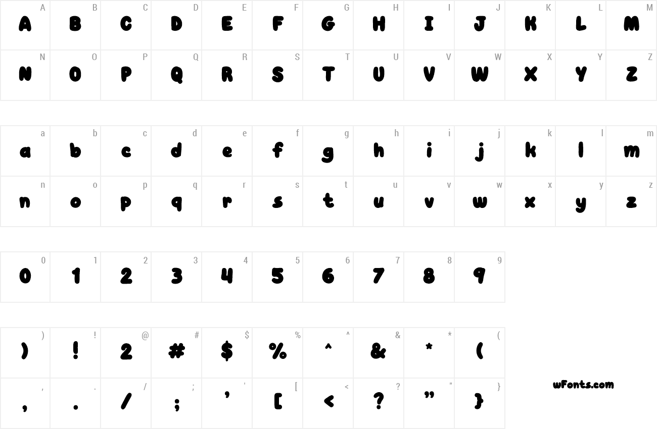 Frisky Puppy Font | wfonts.com - download free