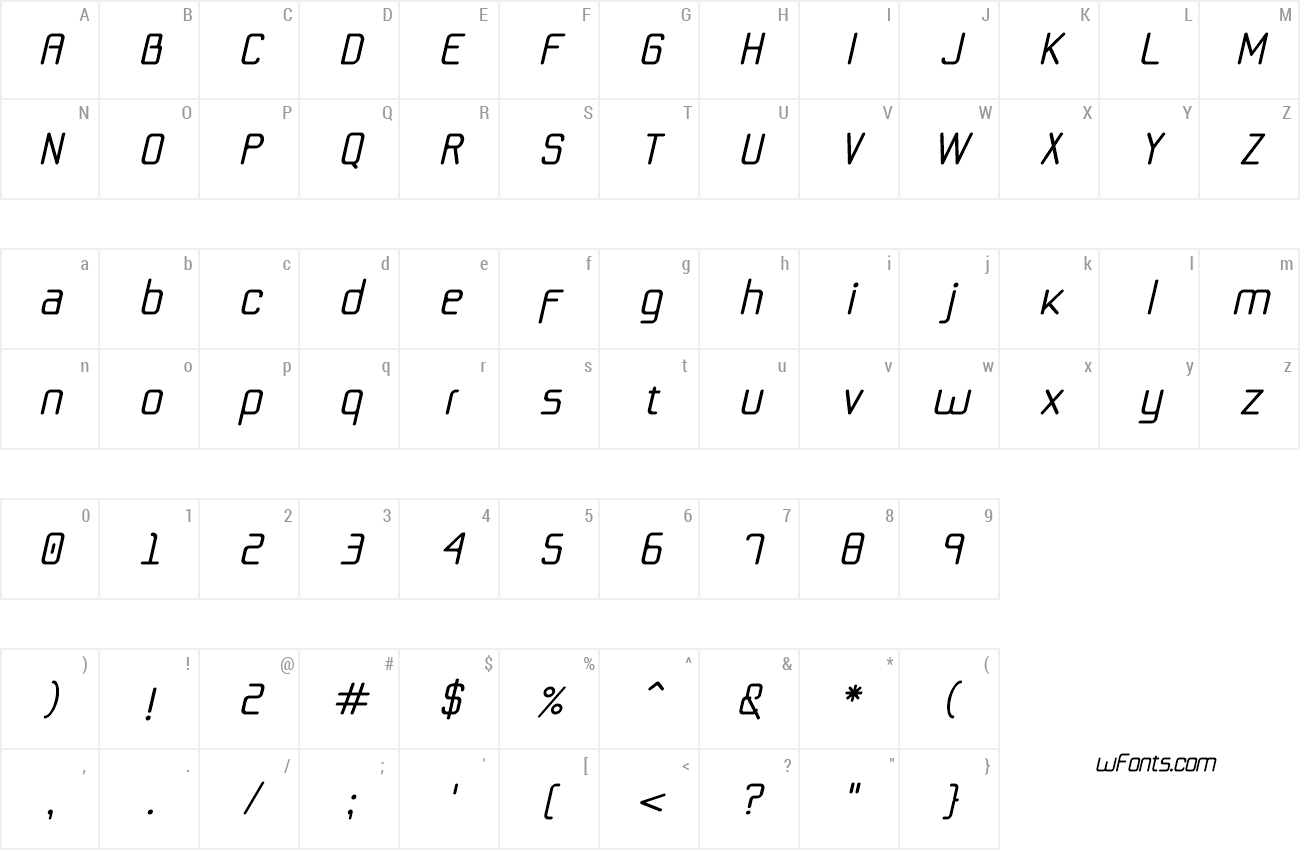 Techfont Font | wfonts.com - download free
