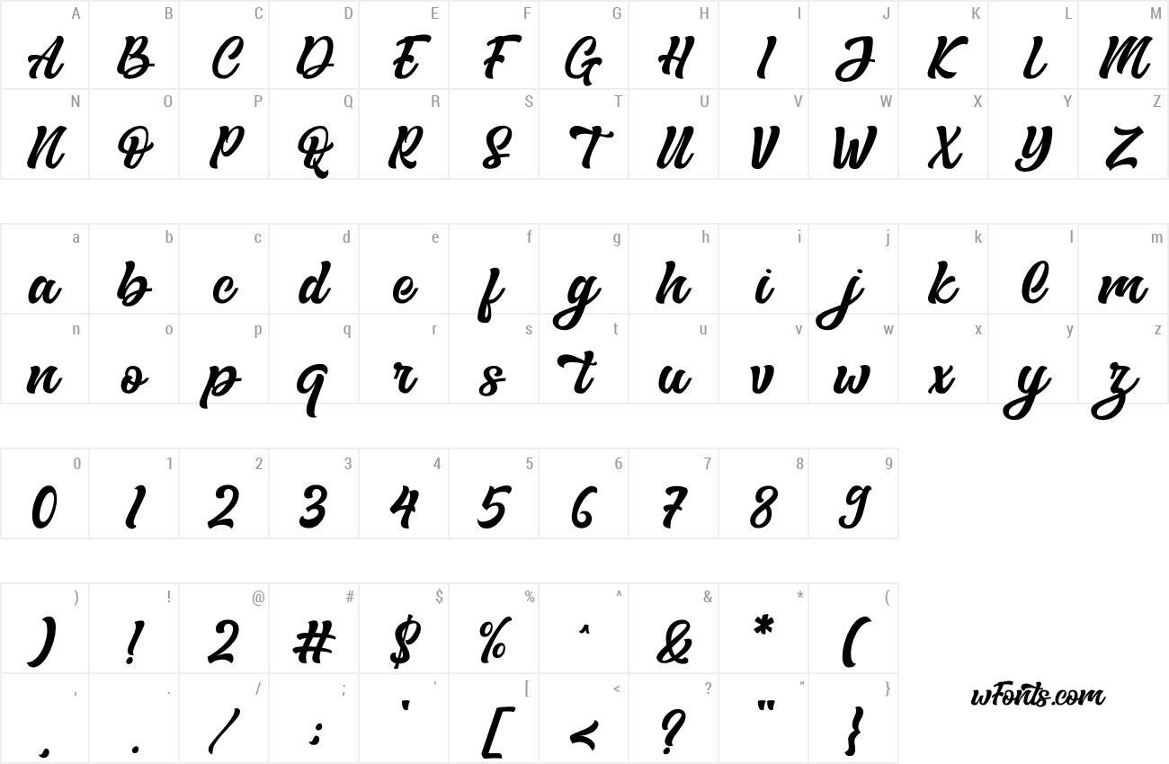 The Bride Font | wfonts.com - download free