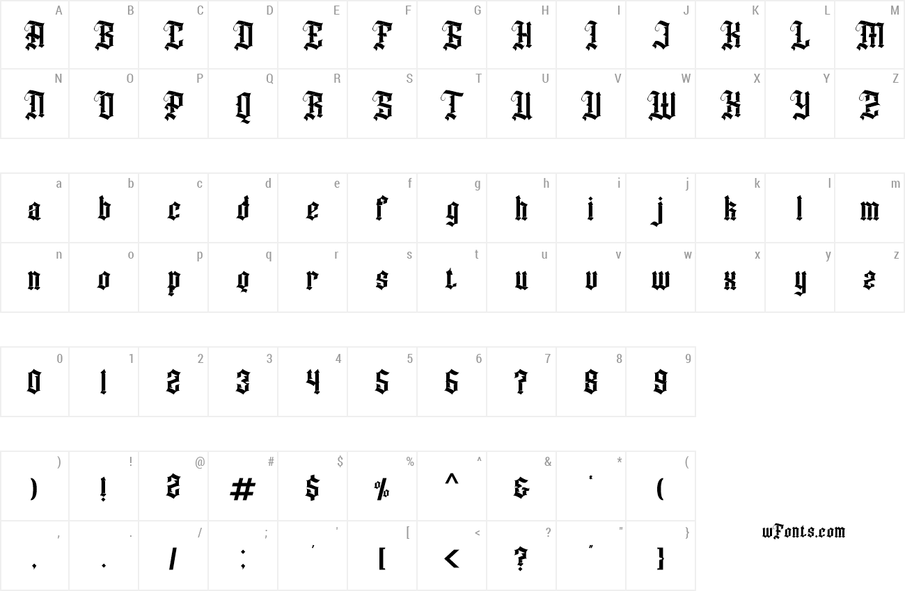 Dutch Brigade Font | wfonts.com - download free