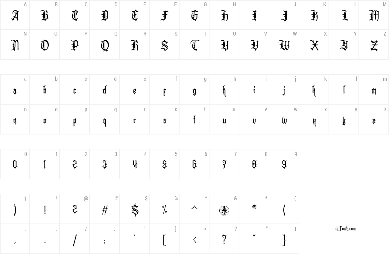 Anemouth Font | wfonts.com - download free