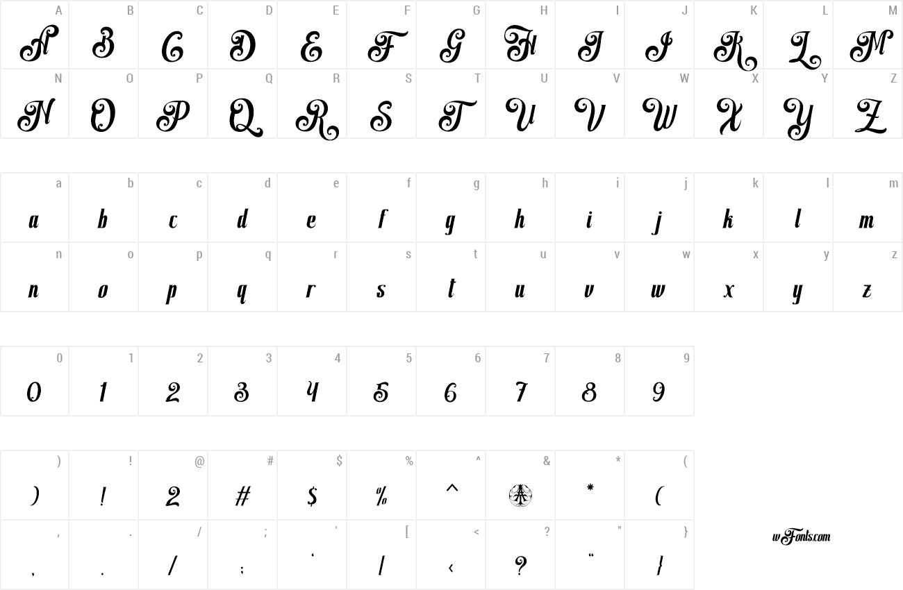 Rubra Costa Font | wfonts.com - download free