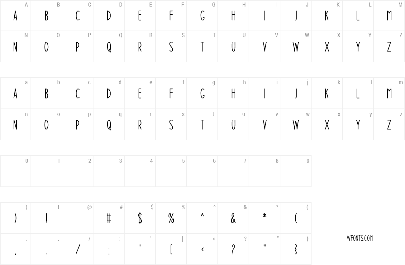 Winter Insight Font | wfonts.com - download free