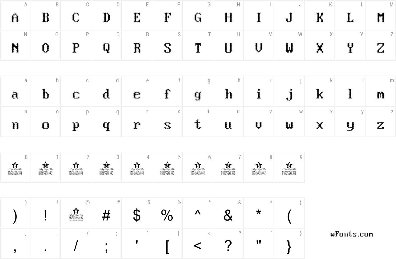 Blue Screen Font | wfonts.com - download free