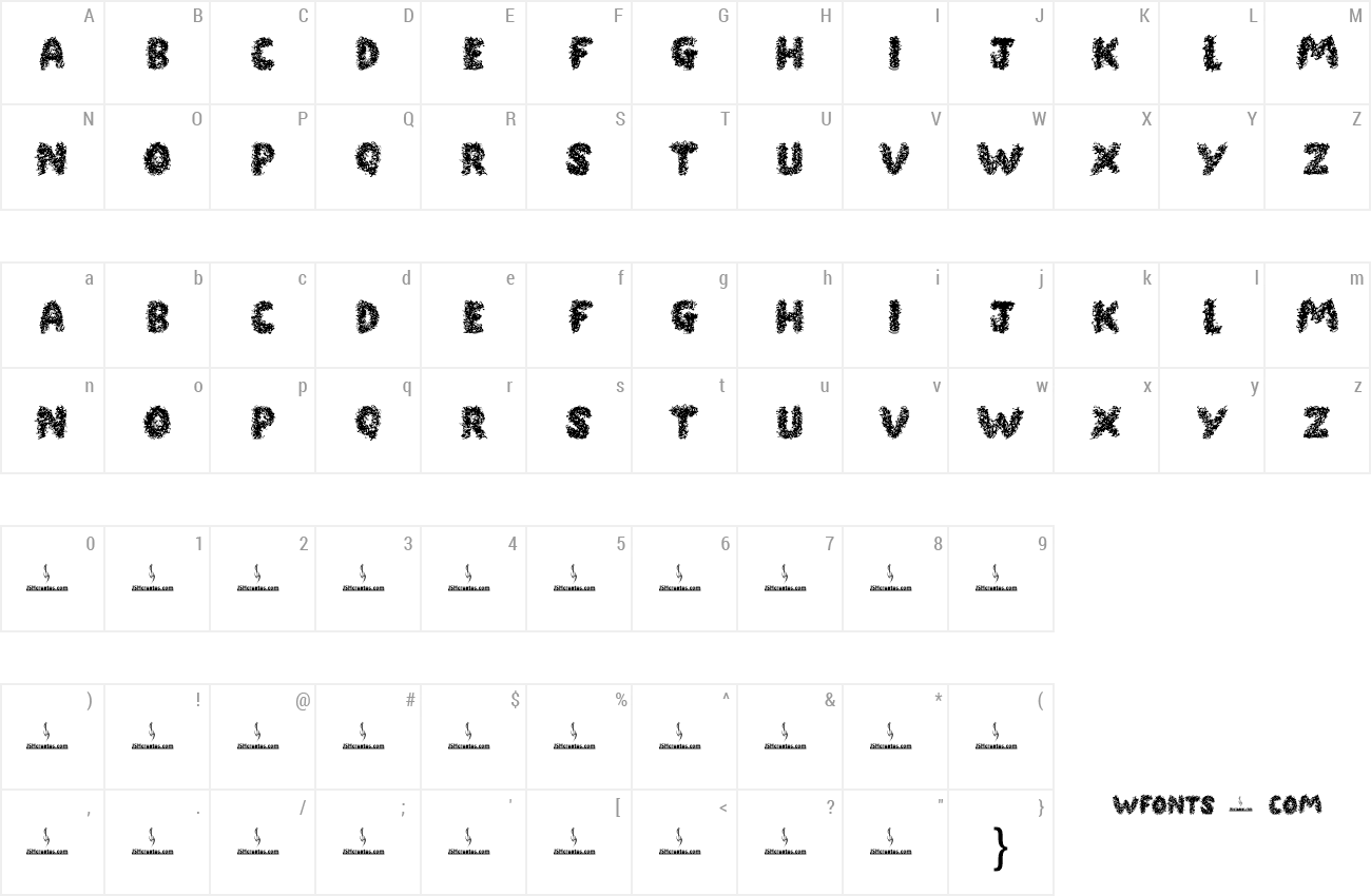 Overgrown Font | wfonts.com - download free