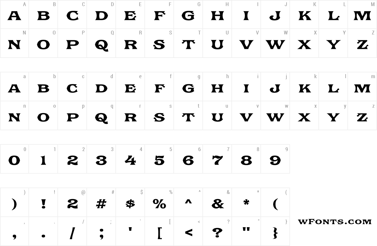 Ephemera Fascia Font | wfonts.com - download free