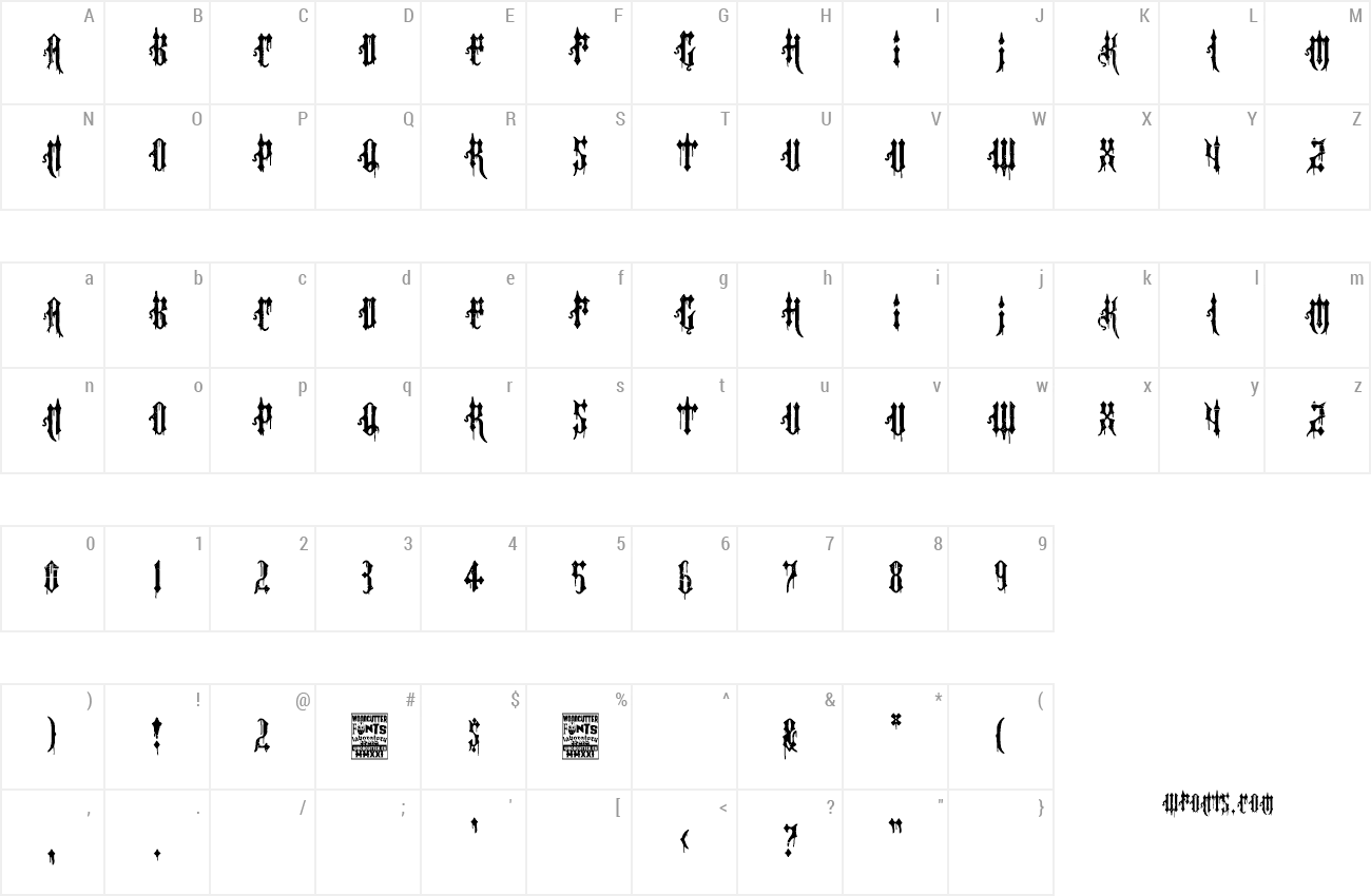 Satan Team Font | wfonts.com - download free