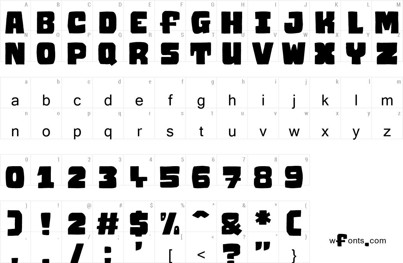 Mammoth Rush Font | wfonts.com - download free