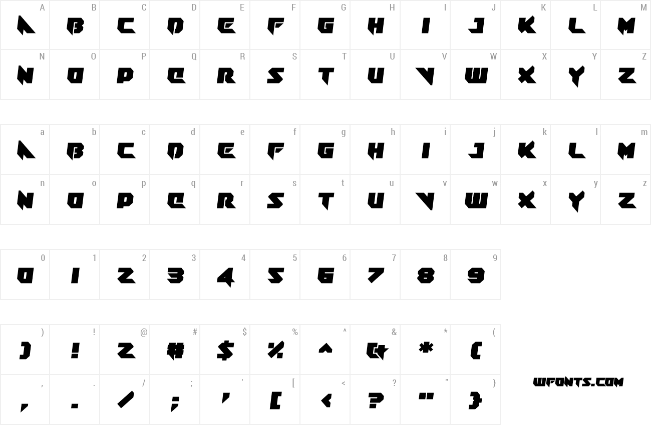 Spike Speak Font | wfonts.com - download free