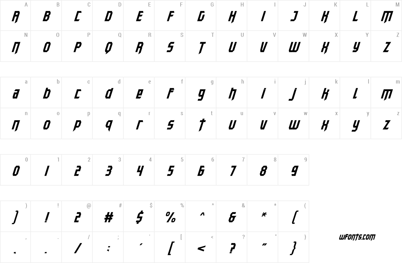 Voltec Font | wfonts.com - download free