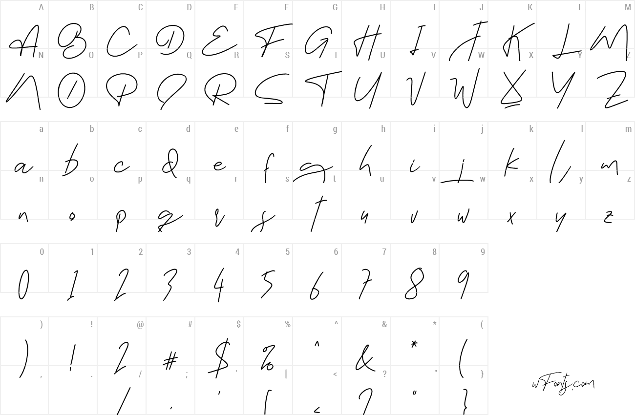 Trusted Font | wfonts.com - download free