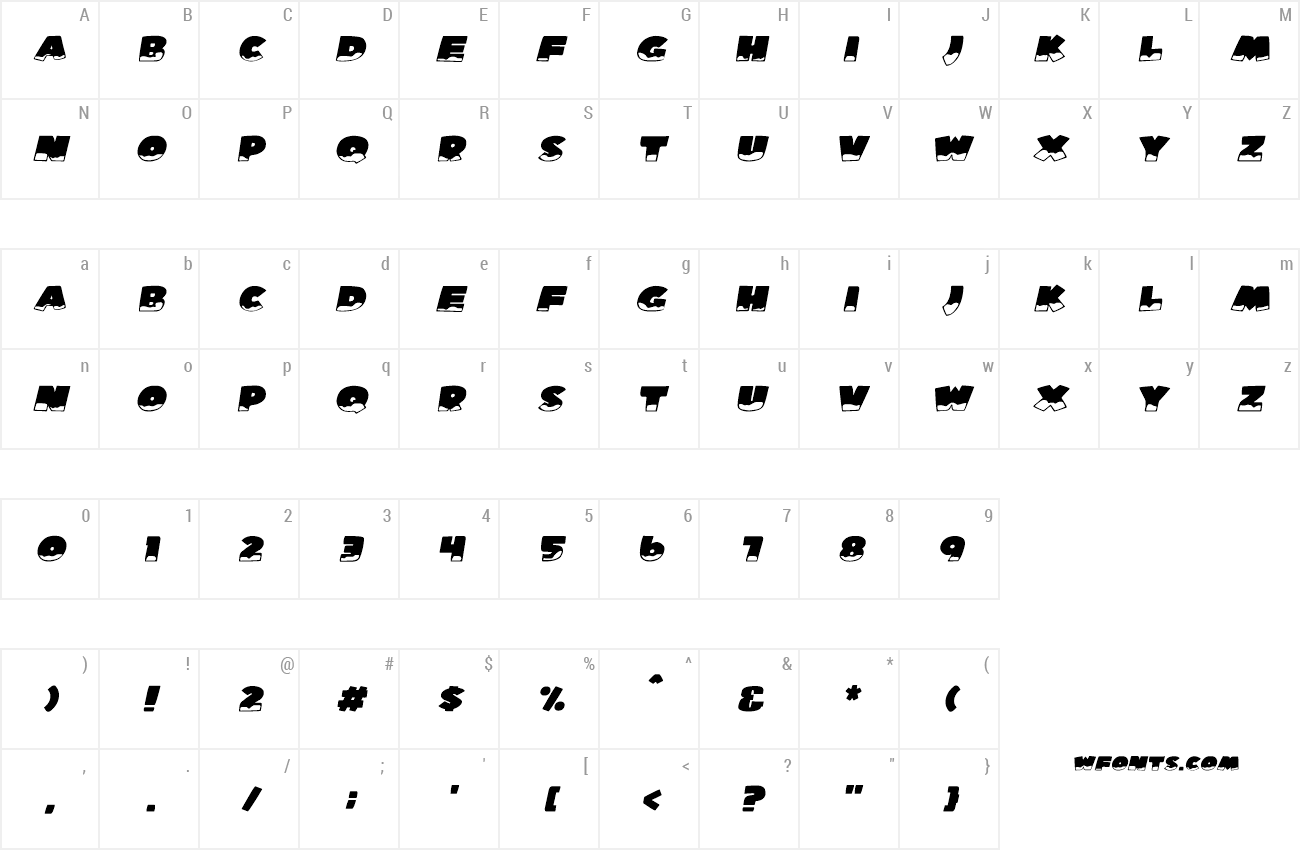 Ice Man Font | wfonts.com - download free