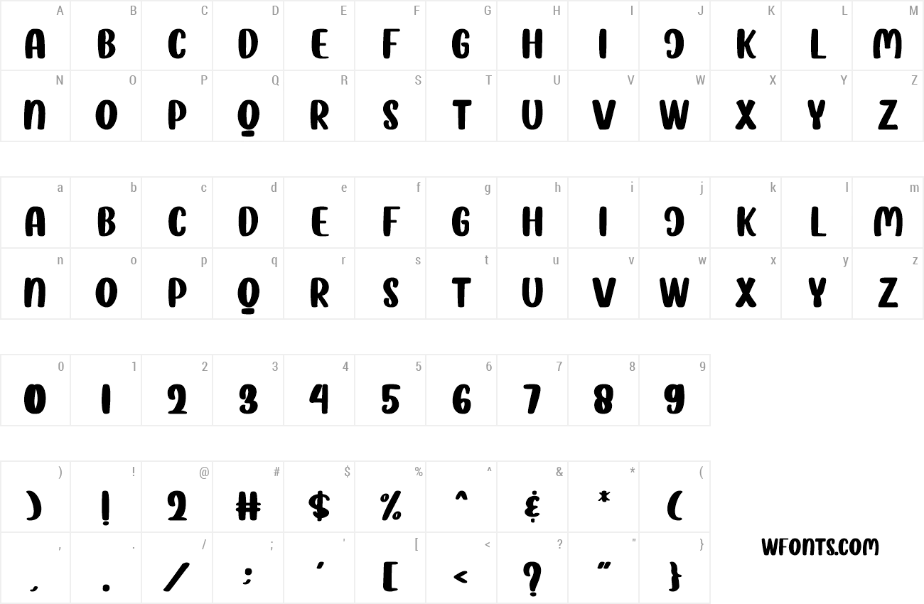 Choco Crunch Font | wfonts.com - download free