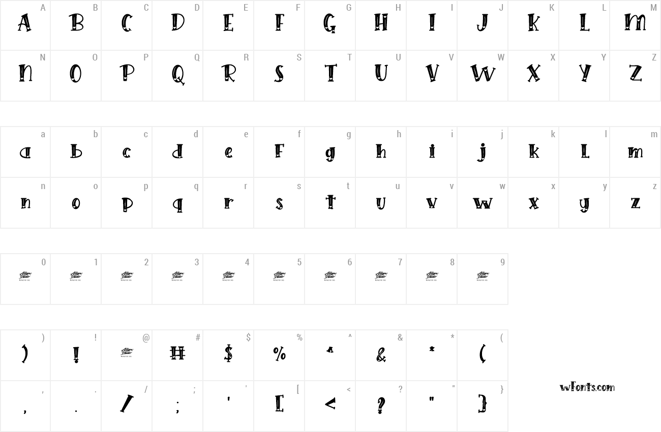 Pinky Style Font | wfonts.com - download free