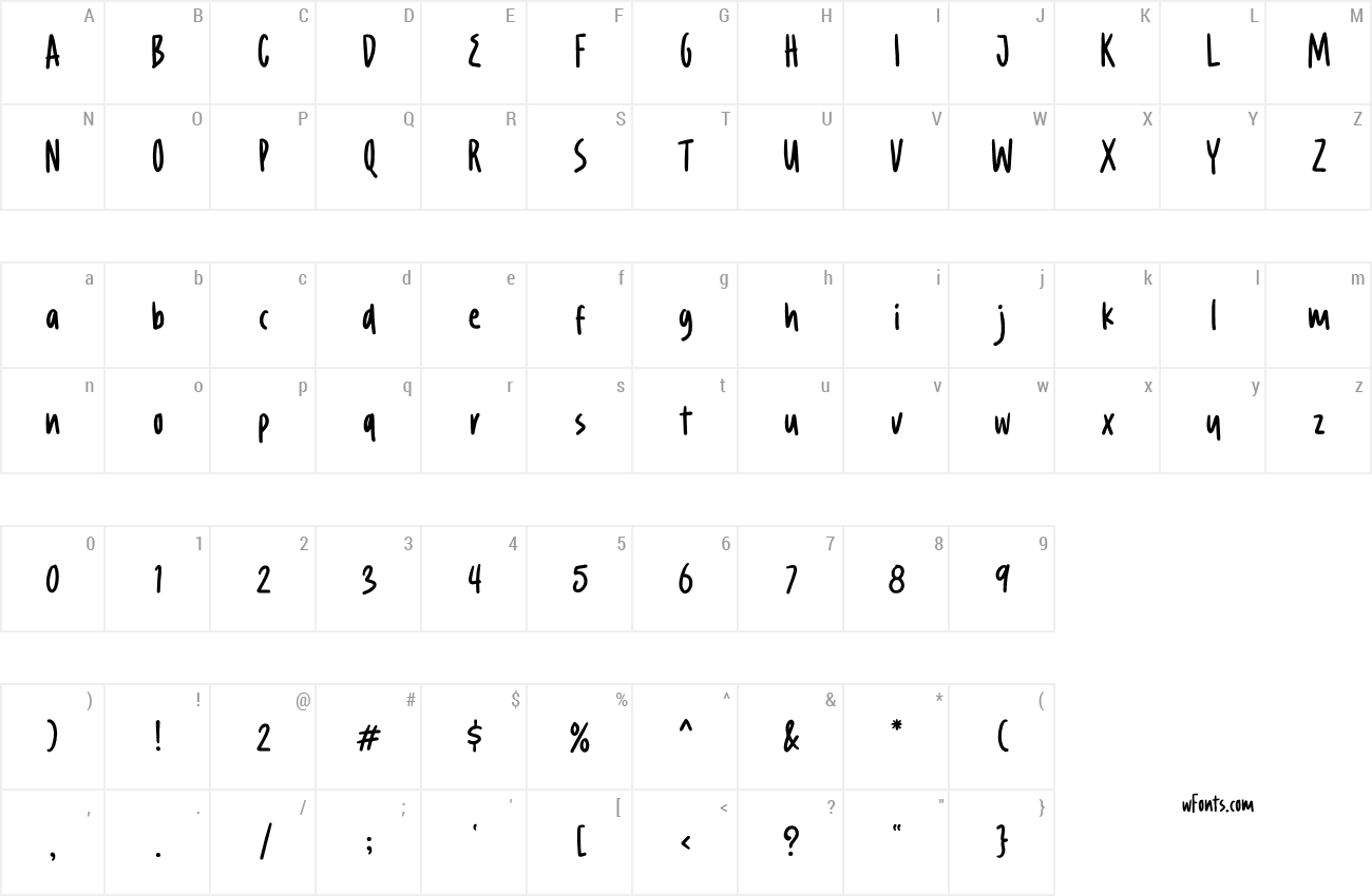 Caramel Chestnut Font | wfonts.com - download free