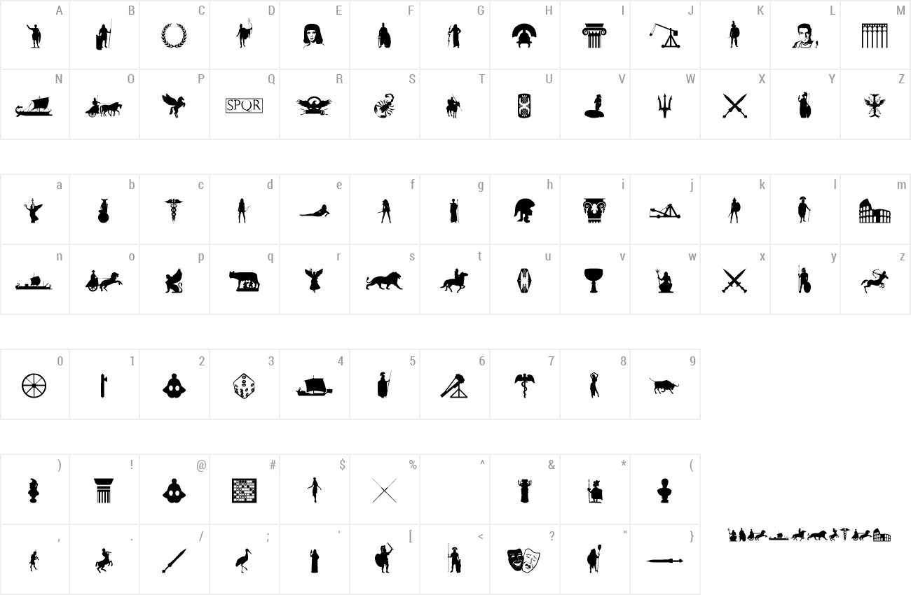 Roman Empire Font | wfonts.com - download free
