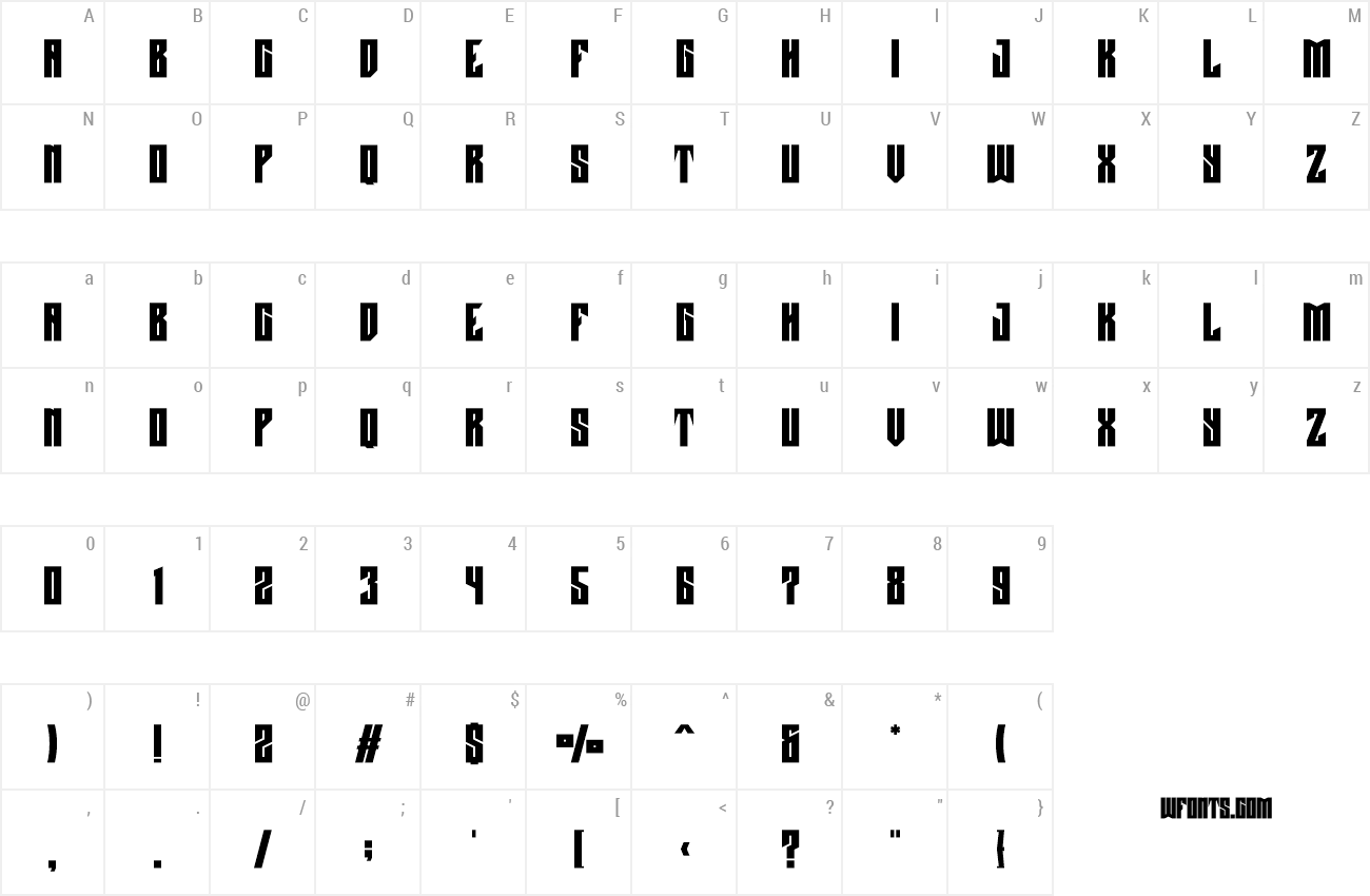 Black Mustang Font | wfonts.com - download free