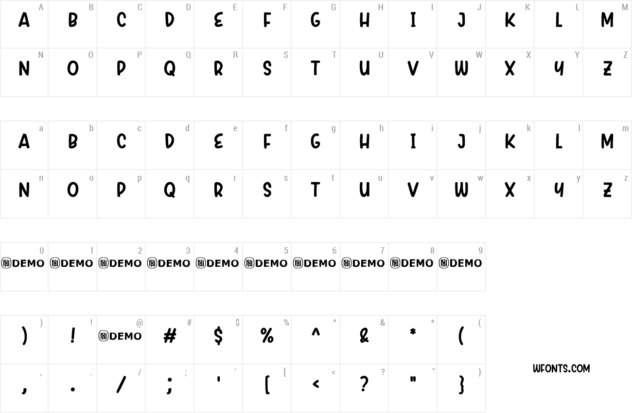 Pretty Salmon Font | wfonts.com - download free