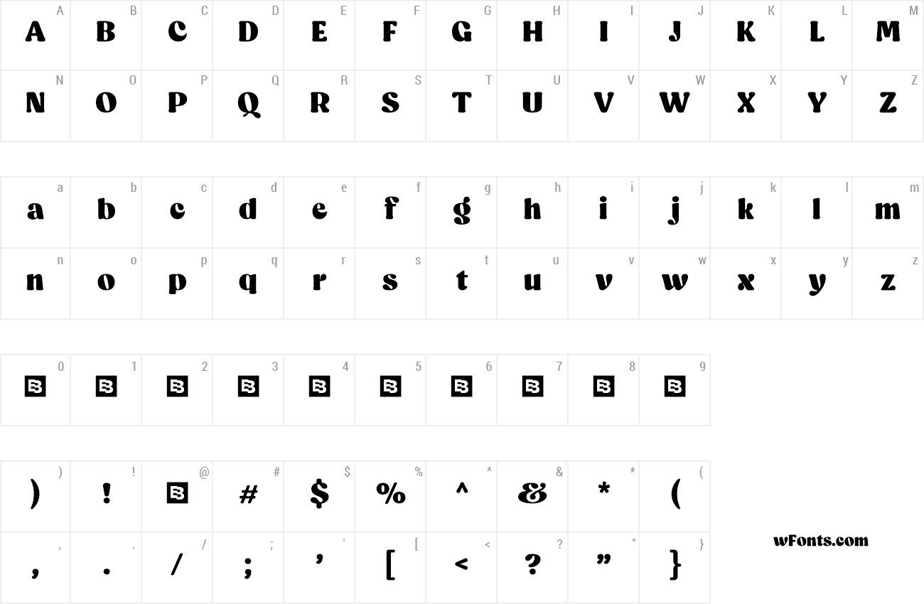 Capuche Font | wfonts.com - download free