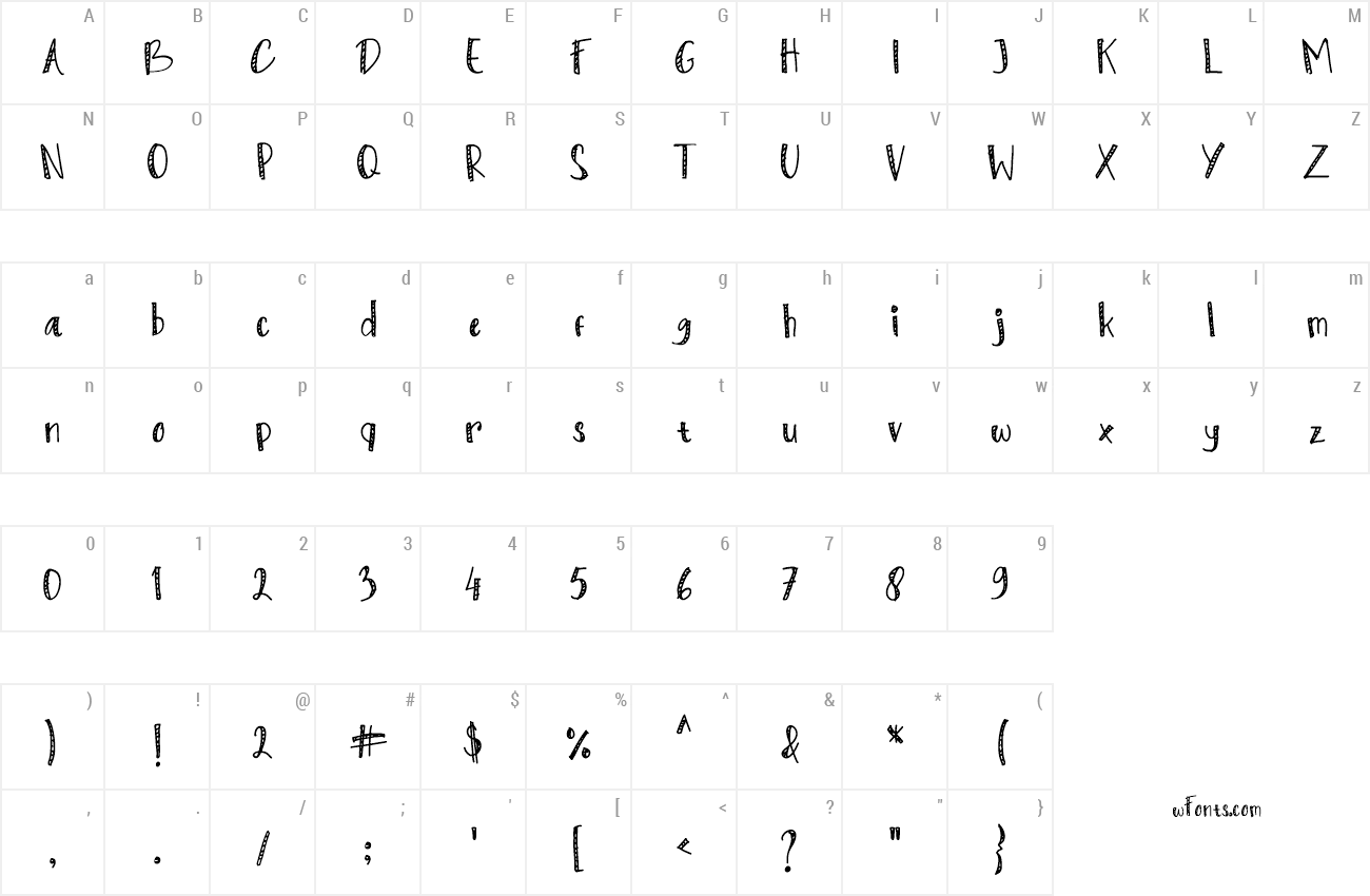 Kids Touch Font | wfonts.com - download free