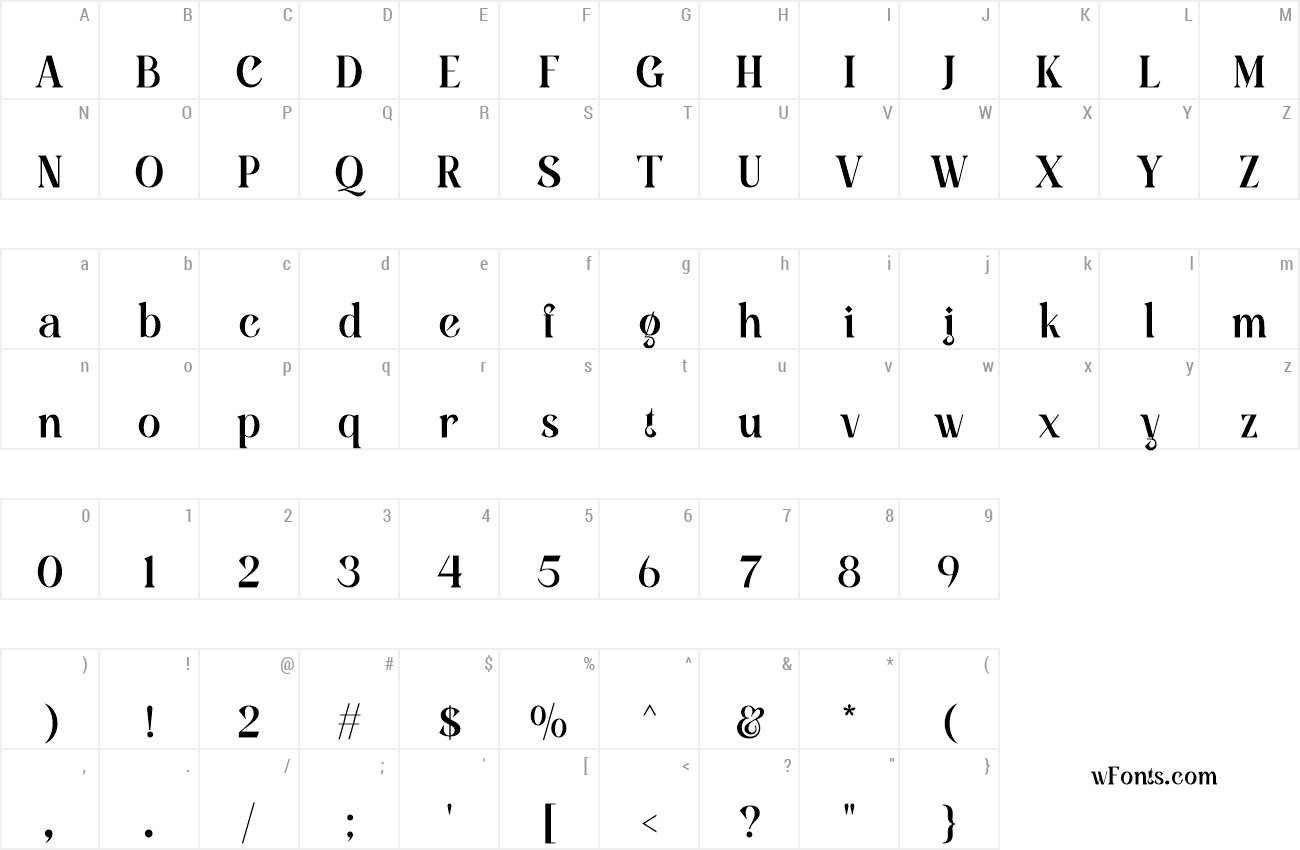 All In Font | wfonts.com - download free