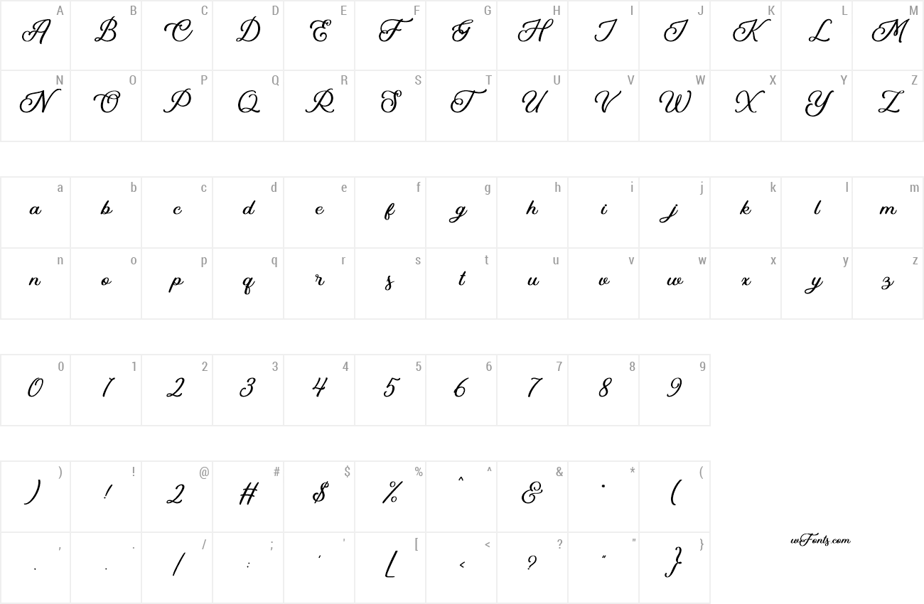 Kaluna Script Font | wfonts.com - download free