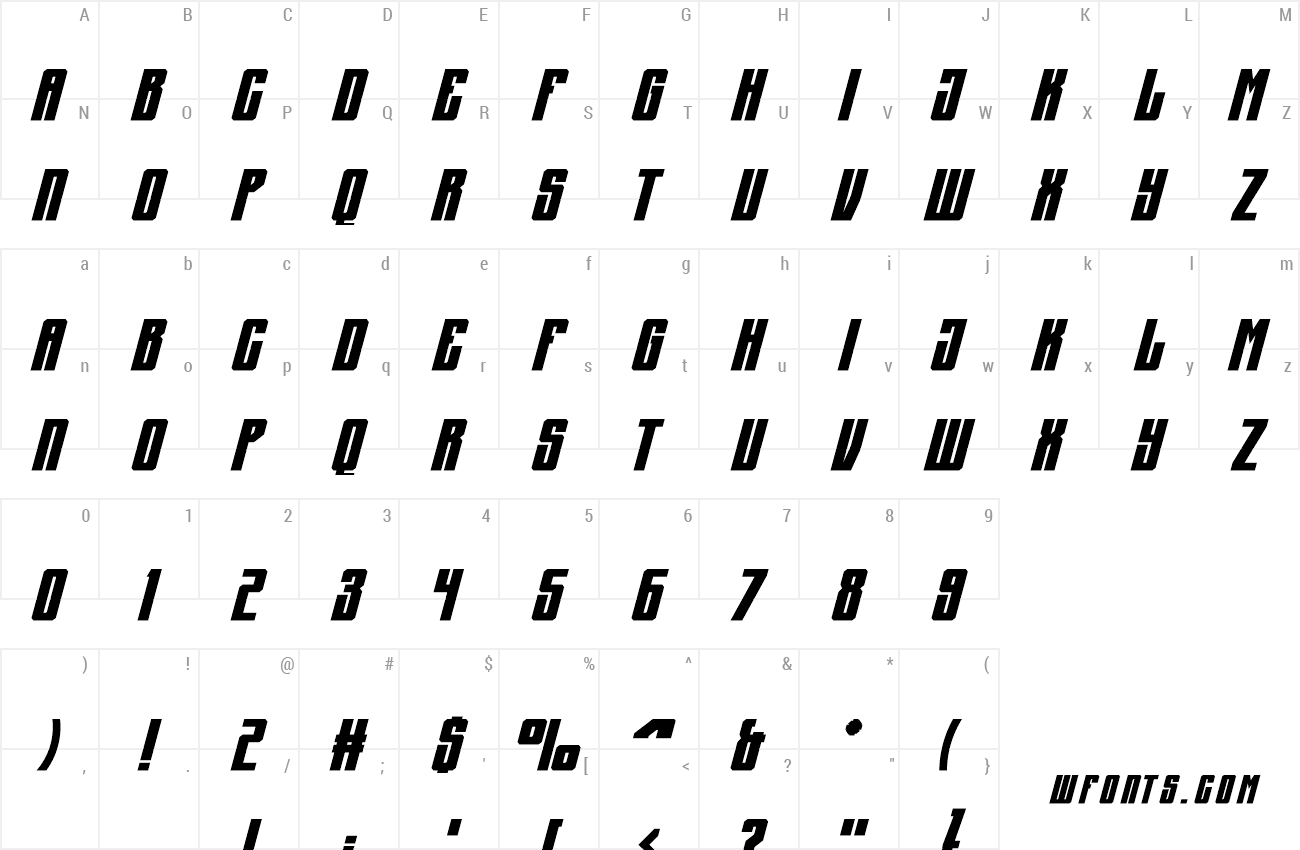 AJ Signal Font | wfonts.com - download free