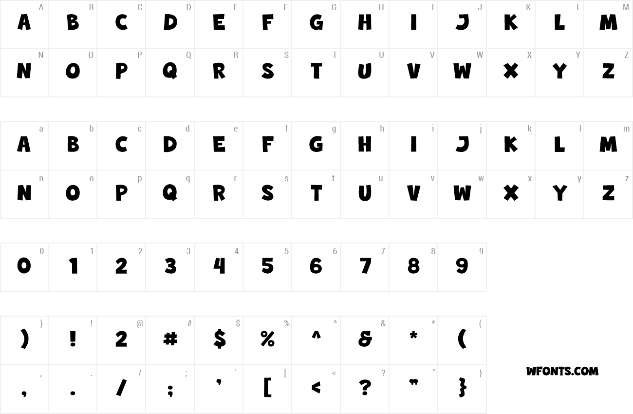 Quick Zap Font | wfonts.com - download free