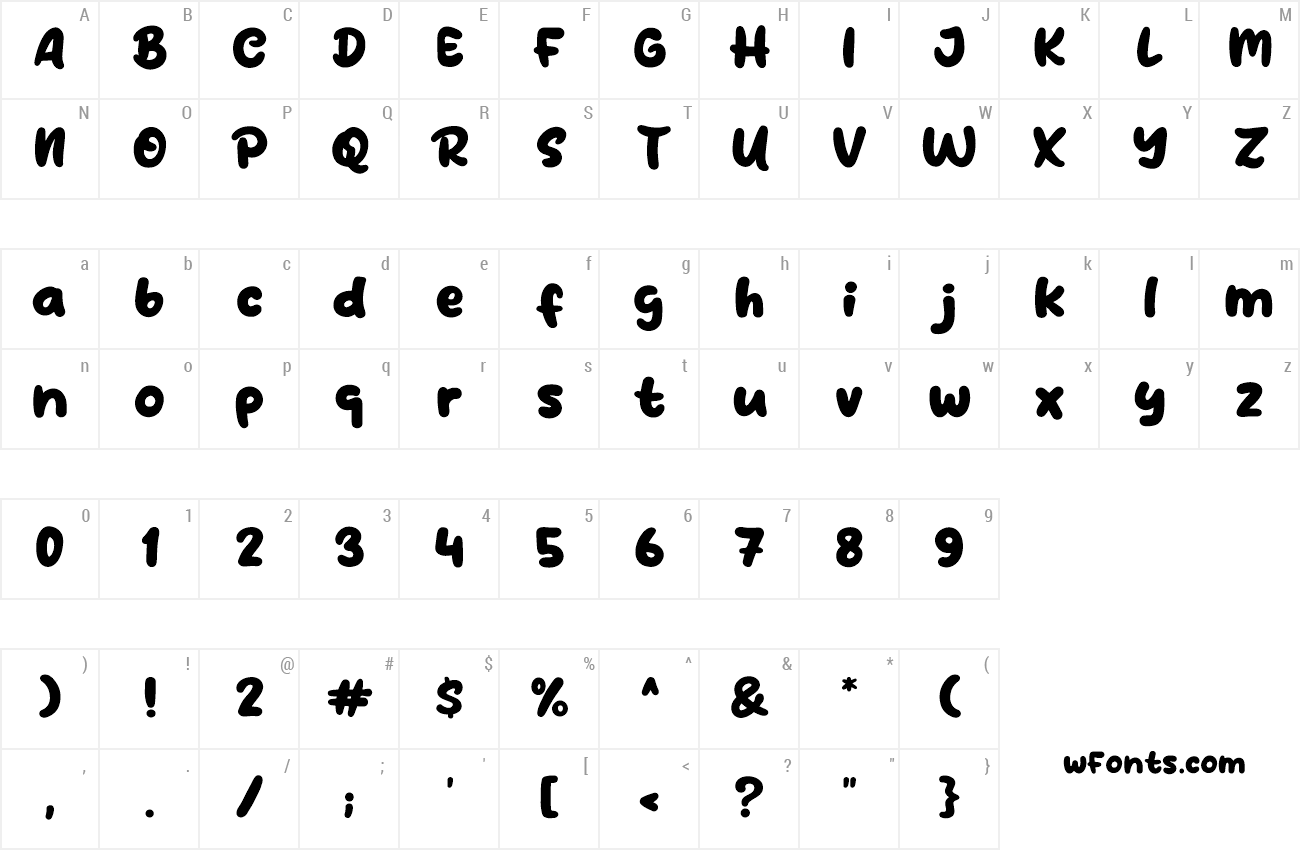 Clap Hand Font | wfonts.com - download free