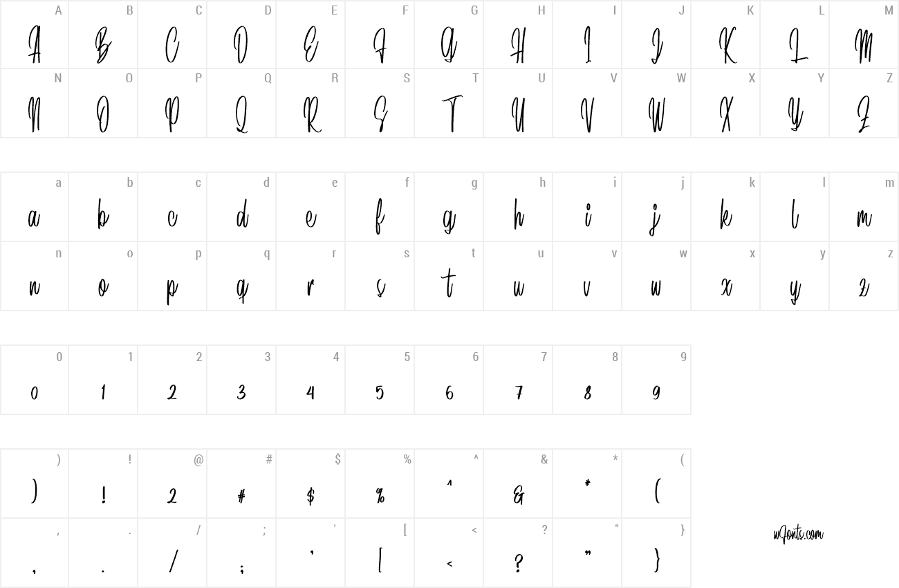 Darita Script Font | wfonts.com - download free