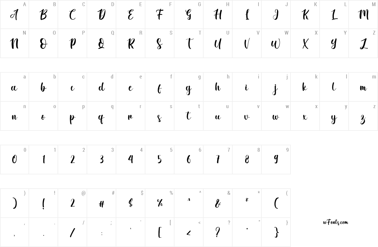 Beauty Sahara Font | wfonts.com - download free