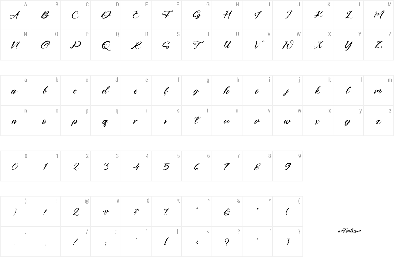 Four Signature Font | wfonts.com - download free