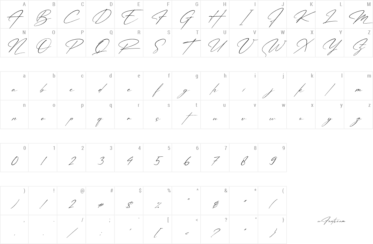 Patricia Signature Font | wfonts.com - download free