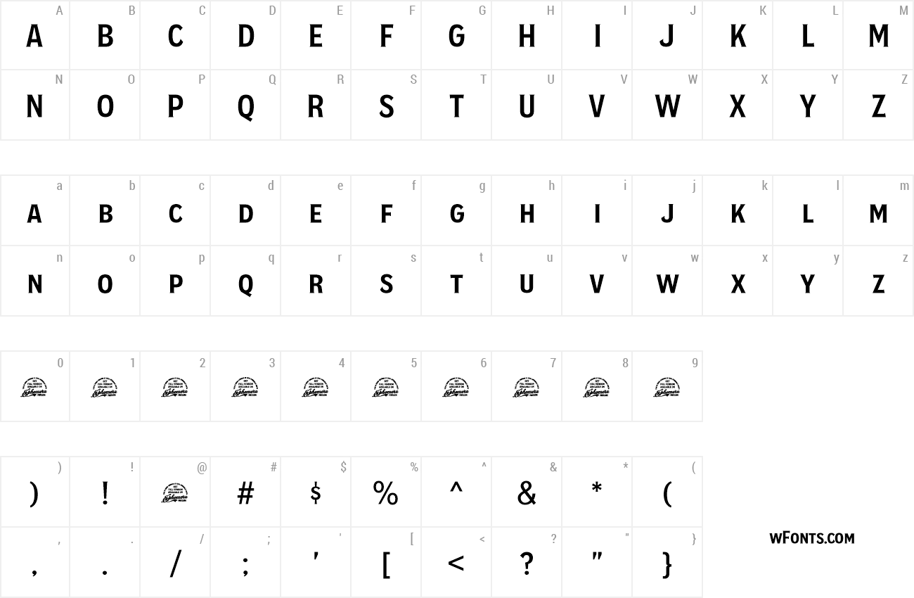 EFCO Overhold Font | wfonts.com - download free