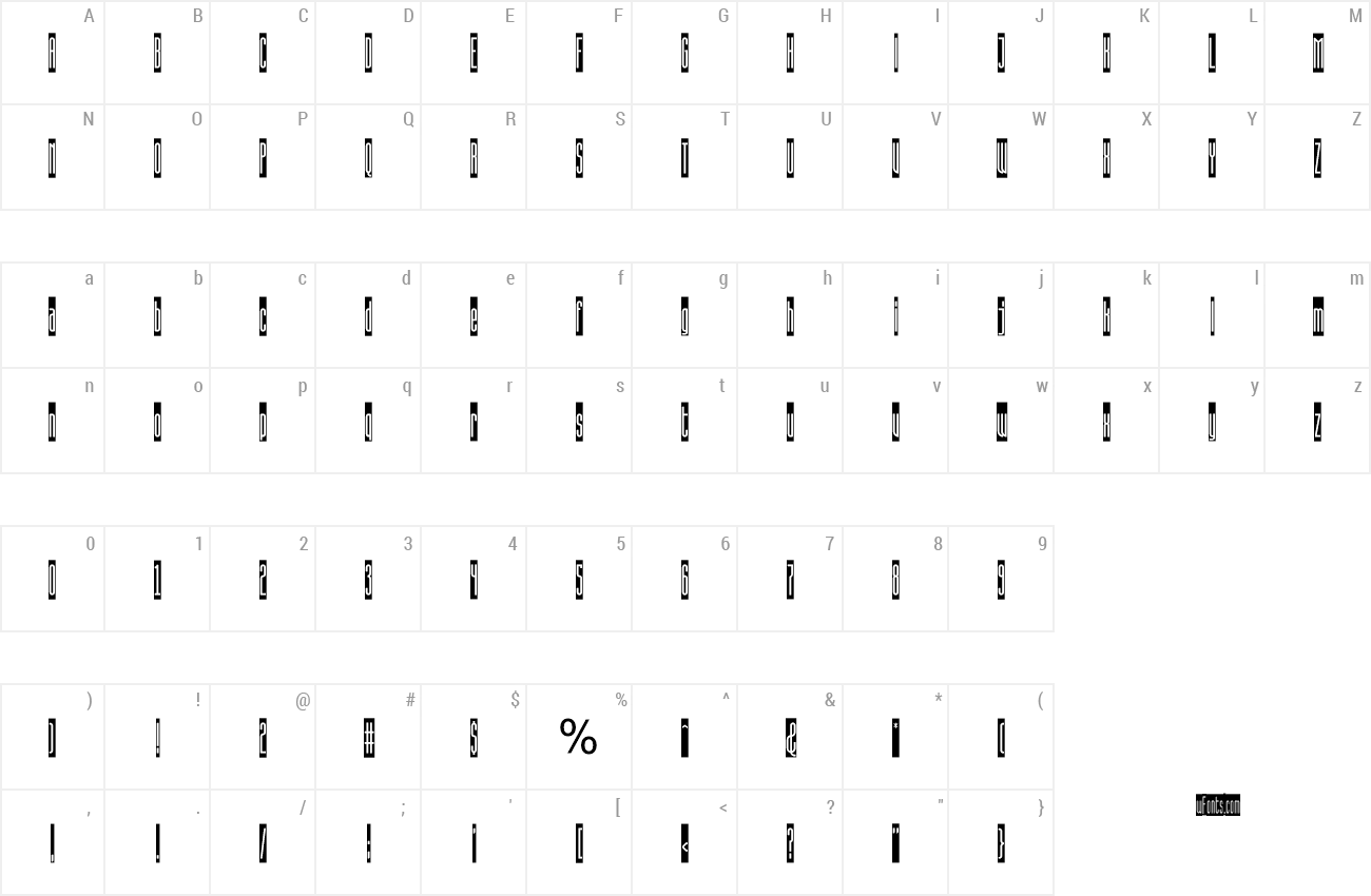 Superstretto Banner Font | wfonts.com - download free