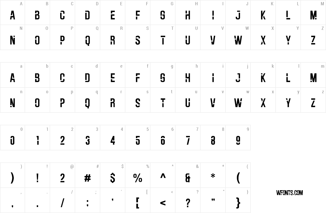 Virtuality Font | wfonts.com - download free