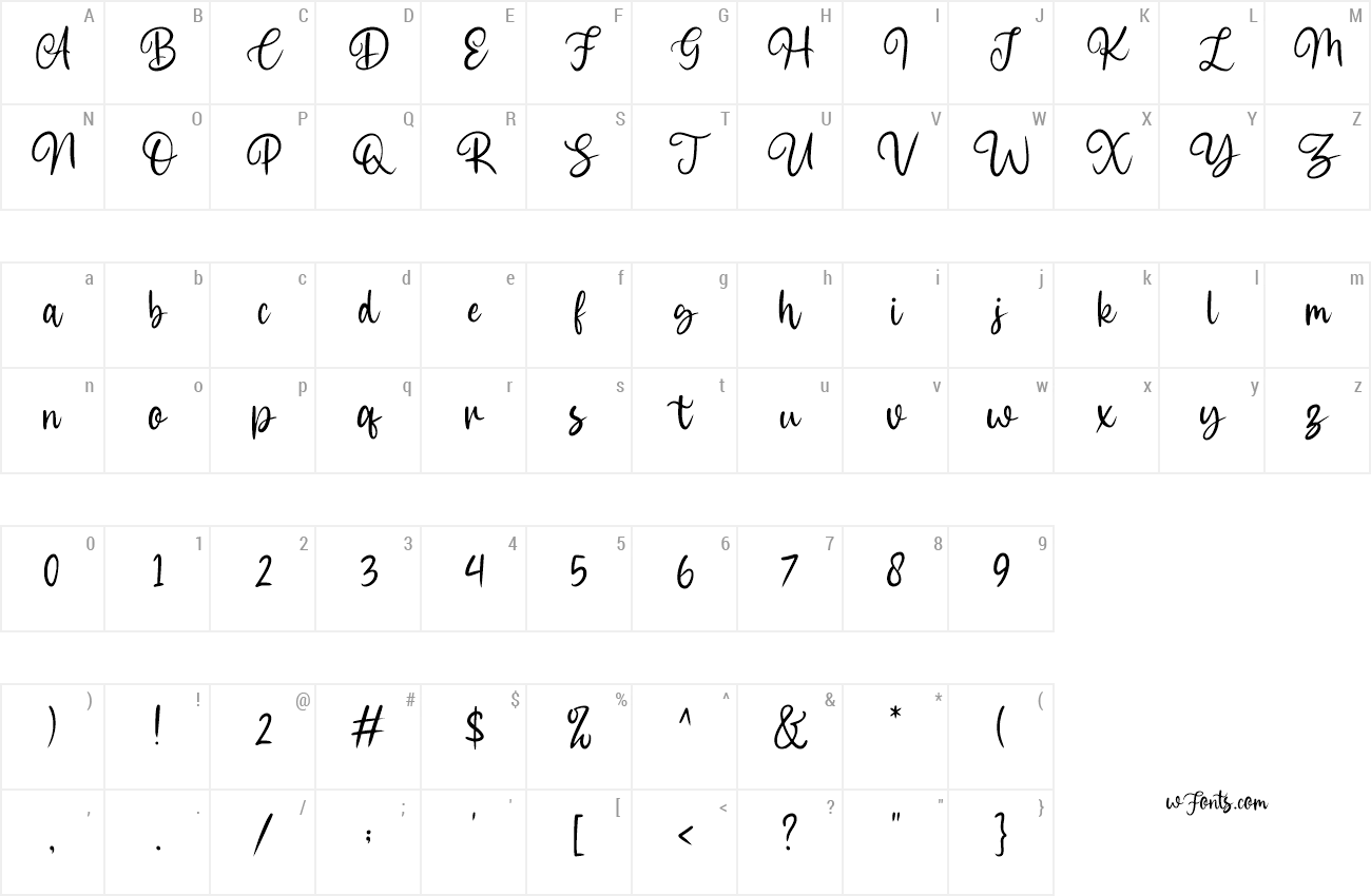 Aurellyah Lovely Font | wfonts.com - download free