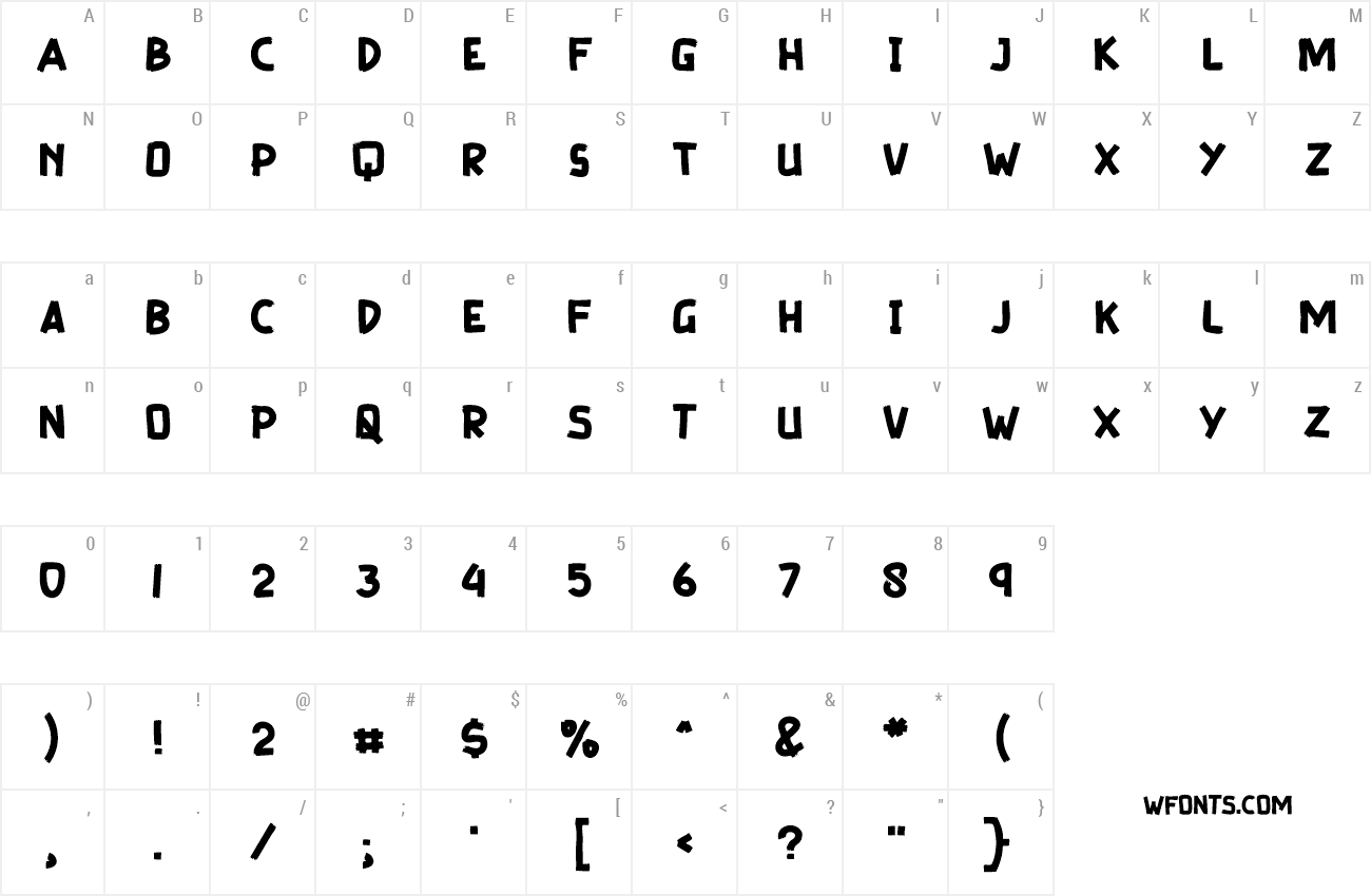 Paint On The Wall Font | wfonts.com - download free