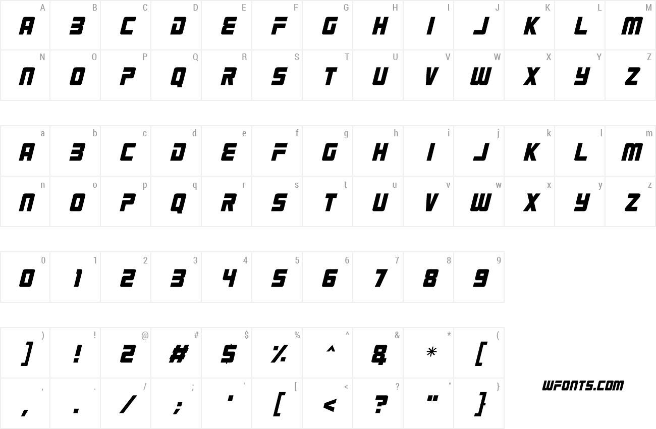 Robot 9000 Font | wfonts.com - download free
