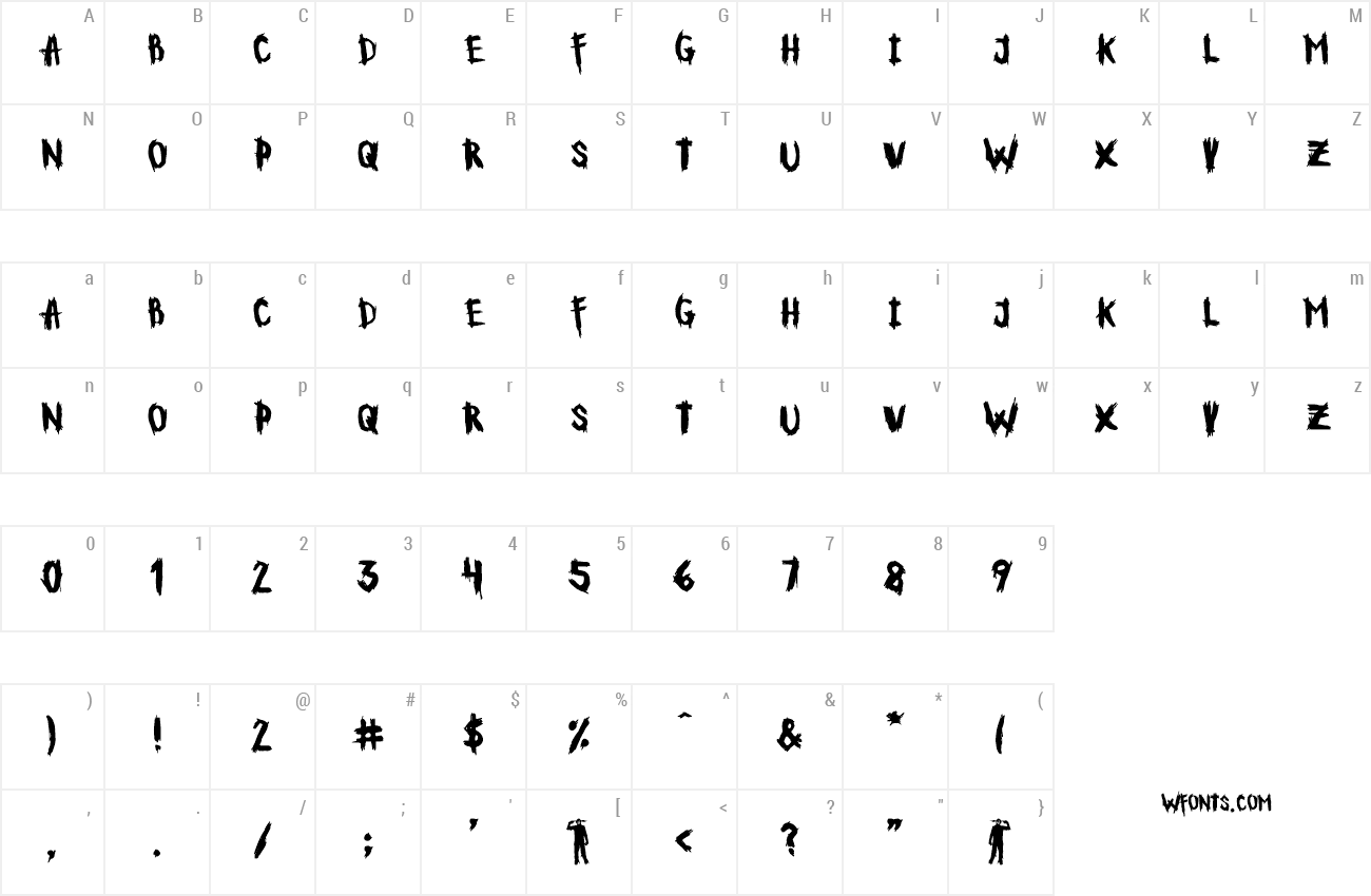 Kill Yourself! Font | wfonts.com - download free