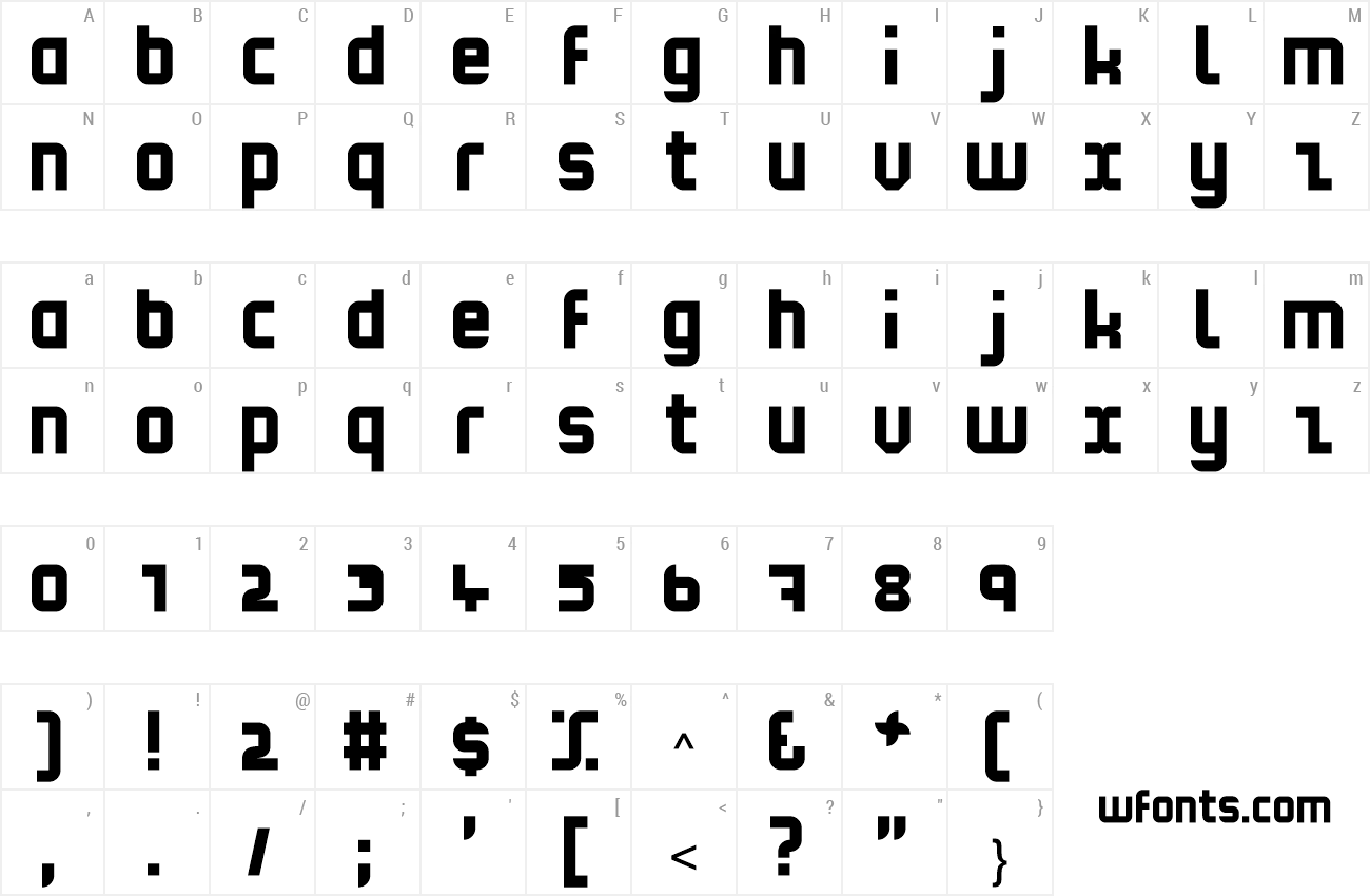 Minimal Performance Font | wfonts.com - download free