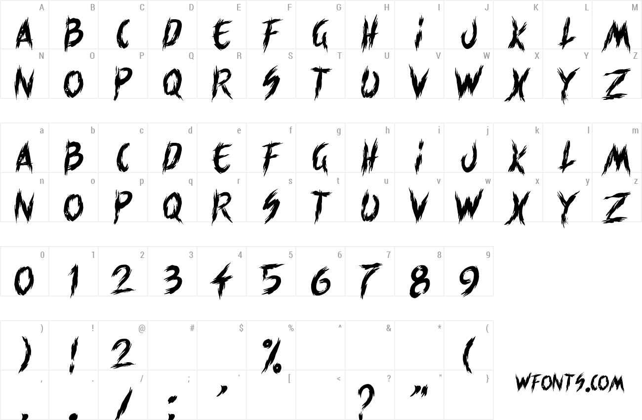 Slayer movie Font | wfonts.com - download free