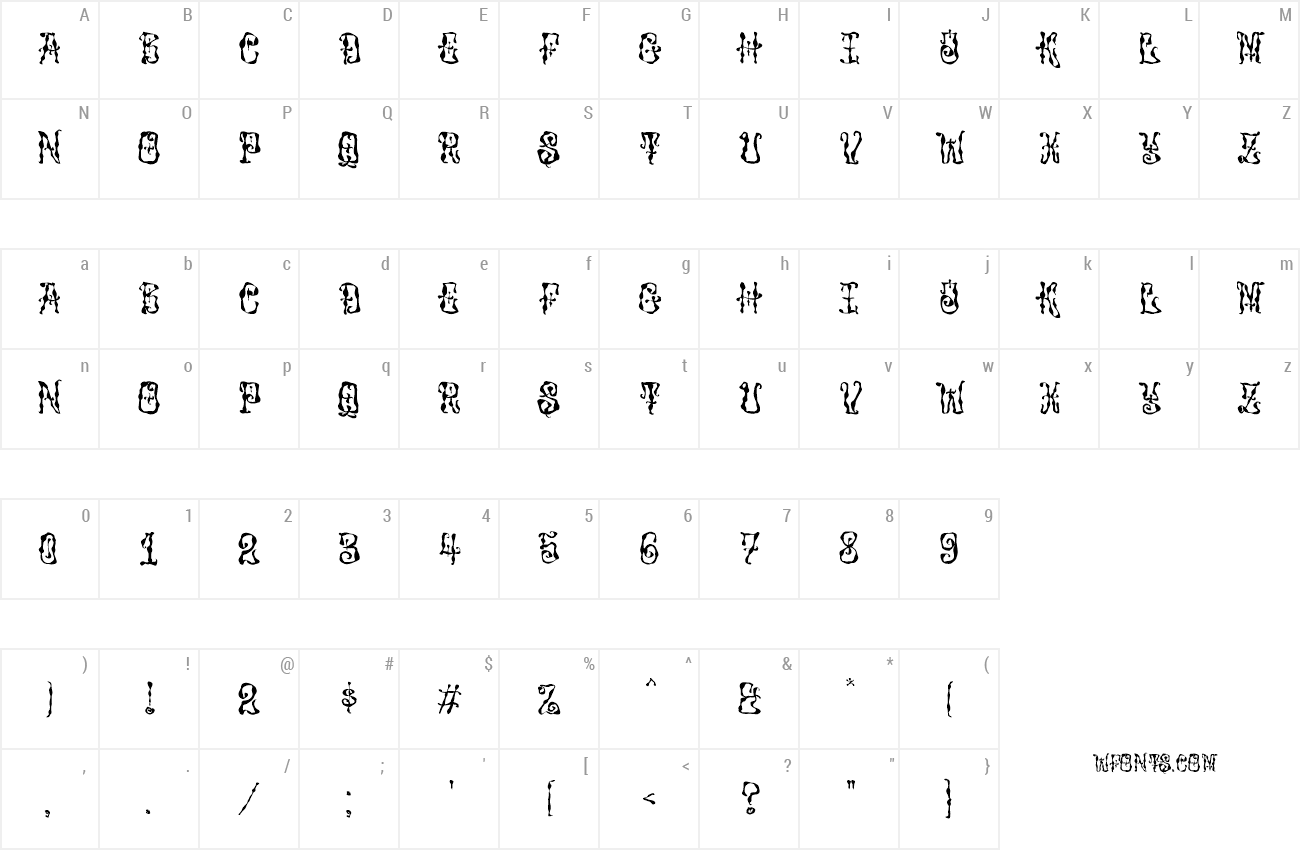 Oldest Graves Font | wfonts.com - download free