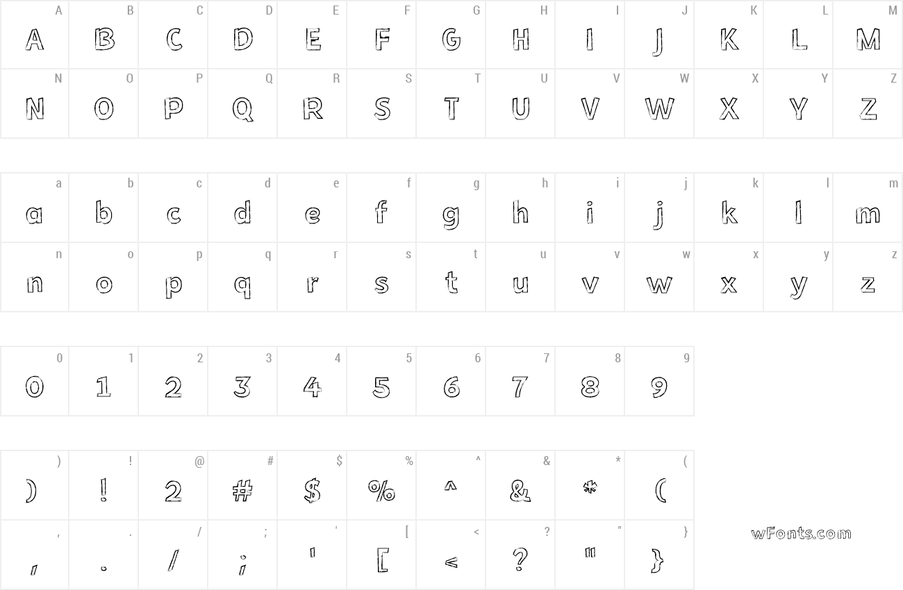 Rough Edges Font | wfonts.com - download free