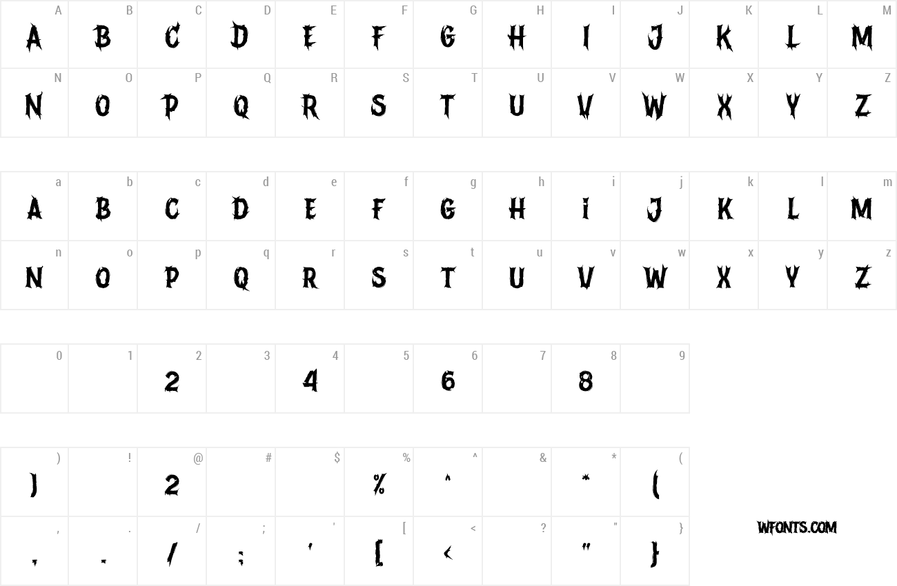 Devils Crew Font | wfonts.com - download free