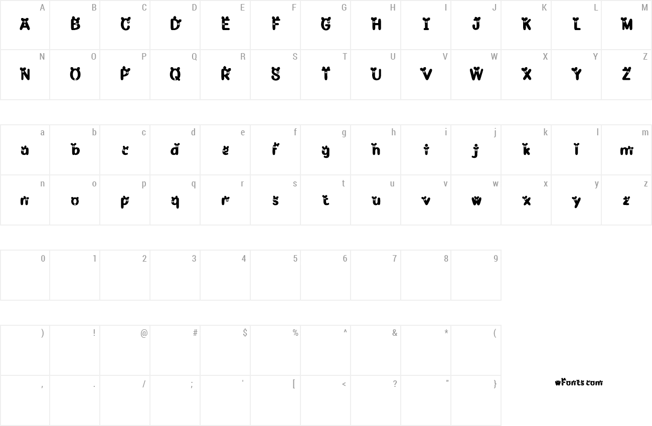 Piggy Font | wfonts.com - download free