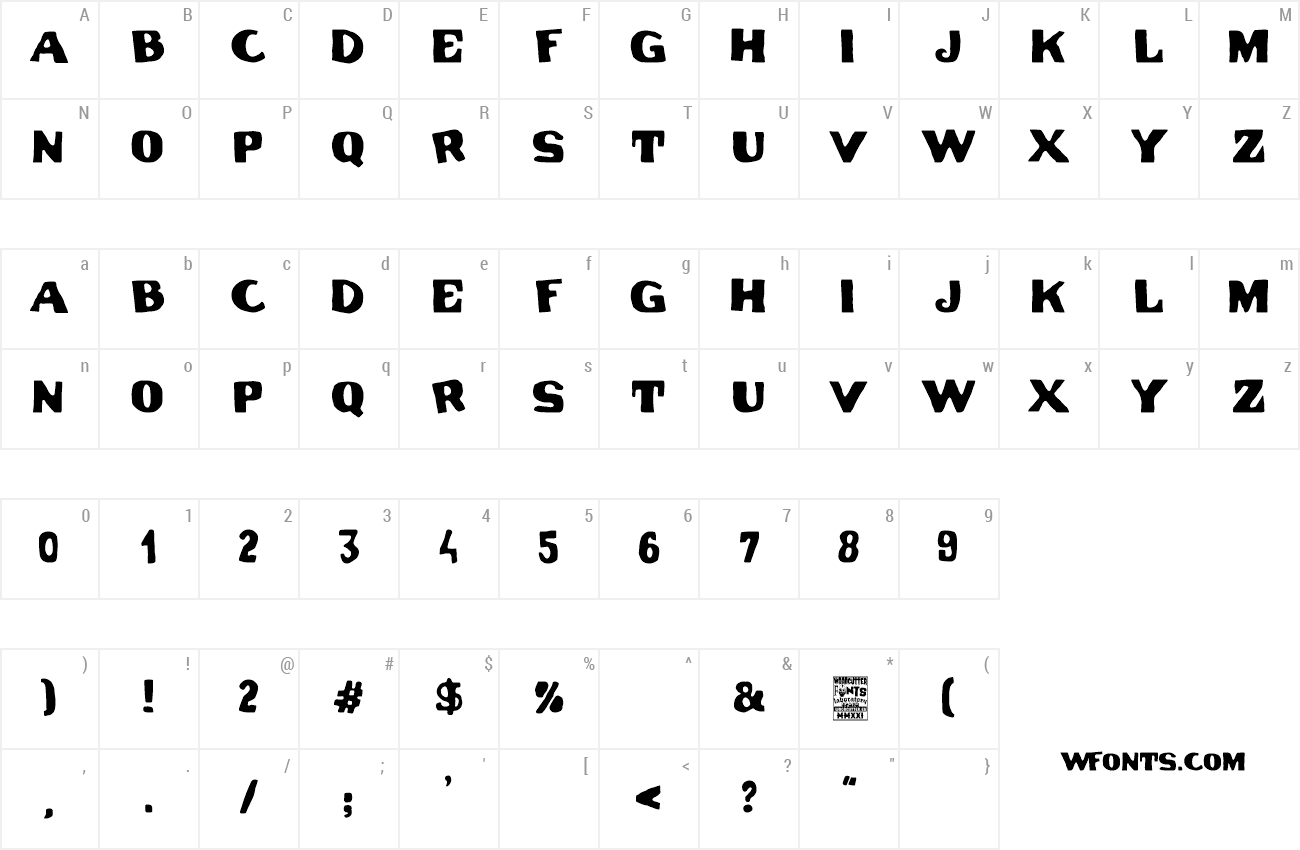 Set of Teeth Font | wfonts.com - download free