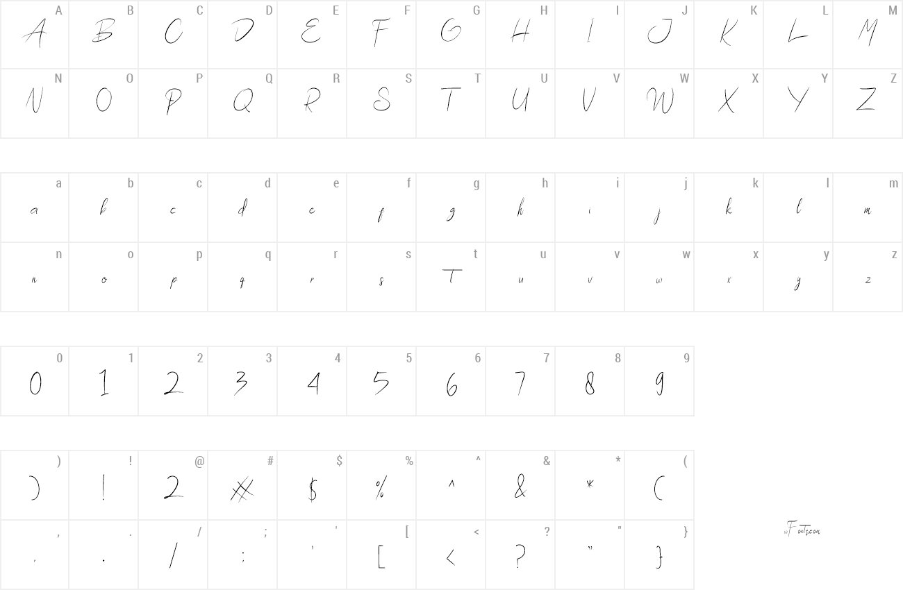 Waterman Barel Font | wfonts.com - download free