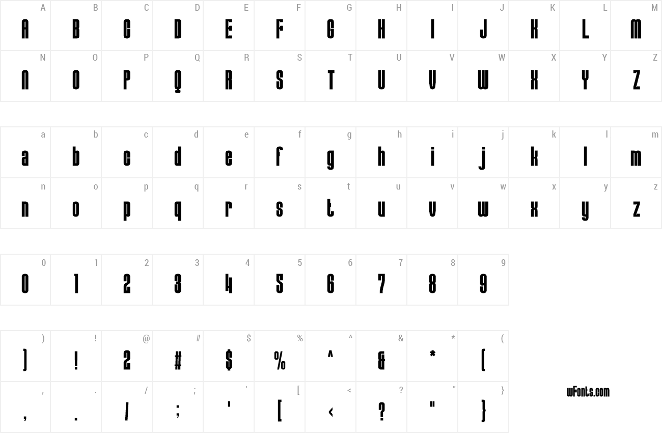 Muscular Strength Font | wfonts.com - download free